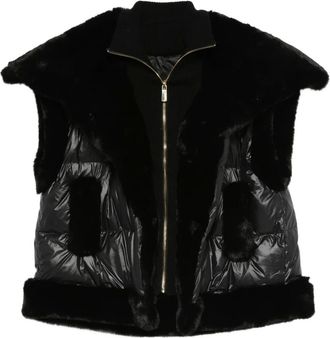 Max & Moi Femme, Vestes, Noir, Taille: 36 FR Gilet Duvet Divana