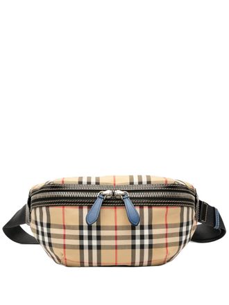 Burberry sac banane Sonny à motif House Check (2000-2025) - Marron