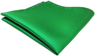 TigerTie Pochette de poche unie - Tissu polyester - Dimensions : 26 x 26 cm, Vert fluo, Einstecktuchgröße: ca. Länge 26 cm, Breite 26 cm