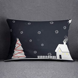 Questo Casa Dekorativer Kissenbezug, Kissenbezug, Heimdekoration, f&uuml;r Sofa, Caf&eacute;, Gr&ouml;&szlig;e: 35 x 50 cm, entworfen und hergestellt in der T&uuml;rkiye