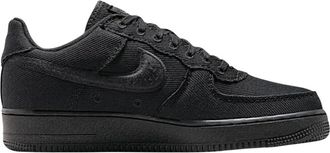 Nike Homme, Chaussures, Noir, Taille: 45 1/2 EU Air Force 1 Low Canvas