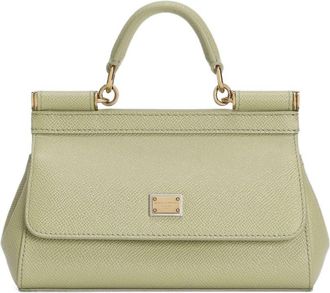 Dolce & Gabbana Sicile petit sac &agrave; main en cuir