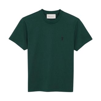 Ami Quota T-Shirt - - Tops - Herren - Gr&uuml;n - M