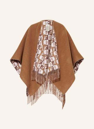 Fendi Cape Zum Wenden beige