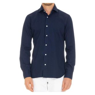 Barba Denim Hemd - - Shirts - Herren - Blau - 3XL