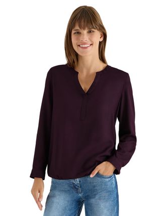 Cecil Damen Bluse in Unifarbe