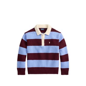 Ralph Lauren Striped Rugby Polo Sweater