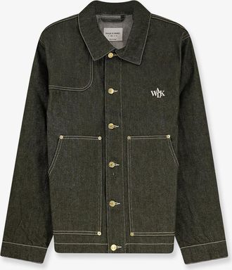 Walk In Paris Carpenters green denim jacket - WALK IN PARIS - gender_Man