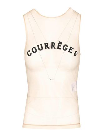 Courr&egrave;ges Top - Blanc
