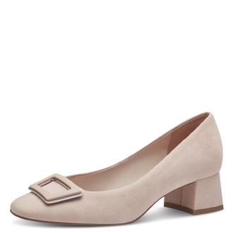 Tamaris Damen Pumps Leder Blockabsatz; Powder/rosa; 36 EU