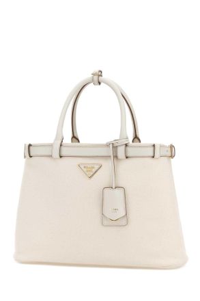 Prada Top Handle Bag - White
