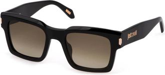 Just Cavalli Femme, Accessoires, Noir, Taille: ONE Size Square Lunettes de soleil