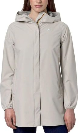 K-Way Femme, Vestes, Beige, Taille: 44 FR Mathy Bonded Jersey V Medio