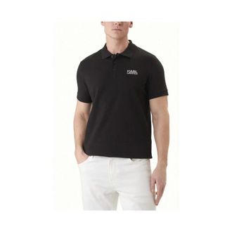 Karl Lagerfeld Homme, Tops, Noir, Taille: M Polo