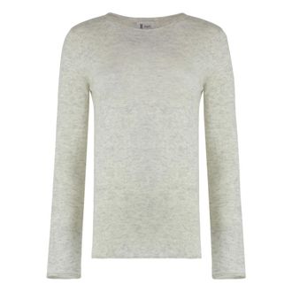 THE (ALPHABET) Pull en soie et cachemire - Homme - Pulls - Gris - Taille: L