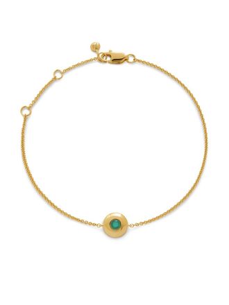 Monica Vinader bracelet May Birthstone en or vermeil 18ct