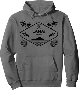 Cervera & Team Hawaii Lanai Hawaii Palmen Insel Meeresschildkr&ouml;te Souvenir Pullover Hoodie