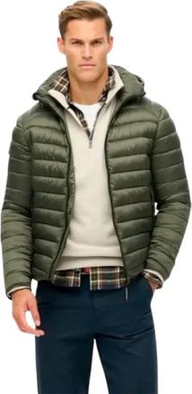 Superdry Homme, Vestes, Vert, Taille: M Fuji Sport Doudoune