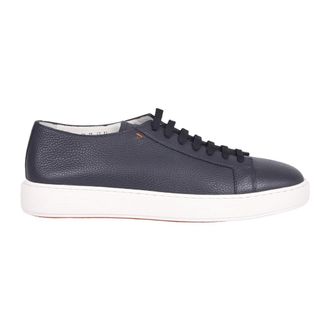 Santoni Schn&uuml;r-Sneakers - - Shoes - Herren - Blau - 42 EU