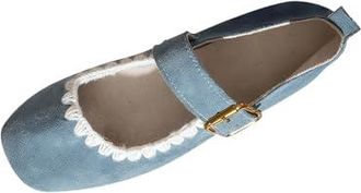 Generic Chaussures Mary Jane pour femme - Coupe large - Style d&eacute;contract&eacute; - Couleur unie - &Eacute;l&eacute;gantes - Confortables - Pliables - L&eacute;g&egrave;res et respirantes - Ball