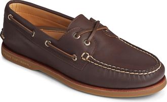 Sperry Top-Sider Herren Authentic Original 2-Eye Bootsschuh, Brauner Buck, 50.5 EU
