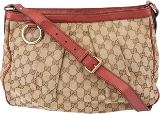 Gucci Crossbody Bags - Gucci GG Monogram Sukey Crossbody Bag - Gr. unisize - in Braun - für Damen