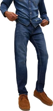 Jack & Jones Male Tapered Fit Jeans JJIMIKE JJORIGINAL JOS 211 NOOS Tapered Fit Jeans