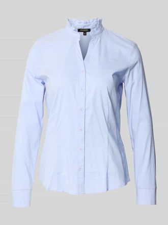 More & More Bluse mit Stehkragen