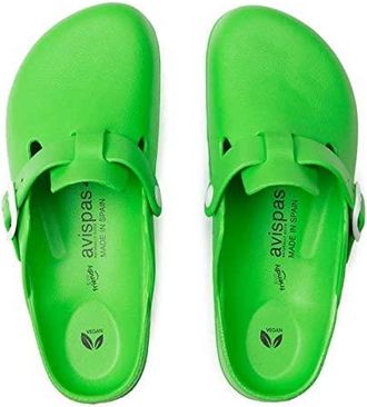 Avispas Sabot unisexe Bio Eva Mule Desalia Ultra l&eacute;ger, vert, 41 EU