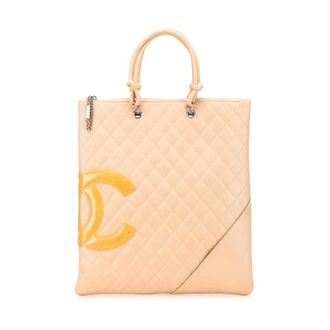Chanel Pre-owned Gesteppte Leder-Tragetasche - - Pre-owned - Damen - Braun - ONE SIZE