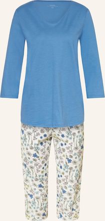 CALIDA Calida 3/4-Schlafanzug Flower Nights weiss