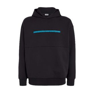 Calvin Klein Hoodie mit gepr&auml;gtem Logo in Schwarz - - Sweatshirts & Hoodies - Herren - Schwarzk - XL