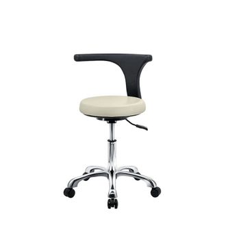 Generic Sattelhocker mit R&auml;dern, drehbarer, Verstellbarer Rollhocker, B&uuml;rostuhl mit R&uuml;ckenlehne, geeignet for Massage, Sch&ouml;nheitssalons und Heimb&uuml;ros(Color-4)