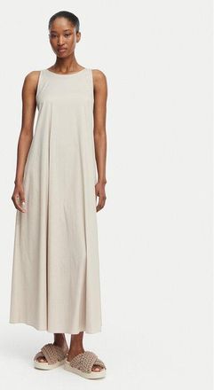 Max Mara Sommerkleid 2616221039650 Beige Regular Fit