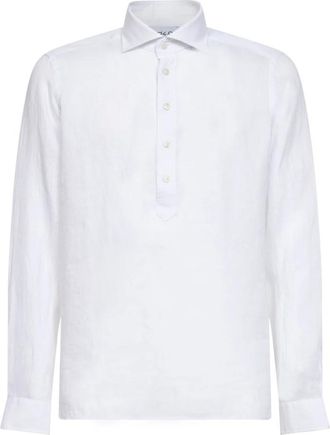 D4.0 Homme, Chemises, Blanc, Taille: 2XL Chemise &agrave; demi-boutons