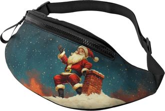 Generic Mode Handytasche Tasche Weihnachtsdruck G&uuml;rteltasche Handytasche Tasche H&uuml;fttasche F&uuml;r Spazieren Joggen Outdoor 14X35Cm