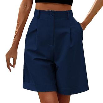 Generic Short De Bain avec Slip Int&eacute;gr&eacute; Femme Bermudas Velours Large Surf Basketball Meilleur Confortable Tissu Ville &Eacute;vas&eacute;e Hand Voile Destroy Ajust&eacute; Tendanc