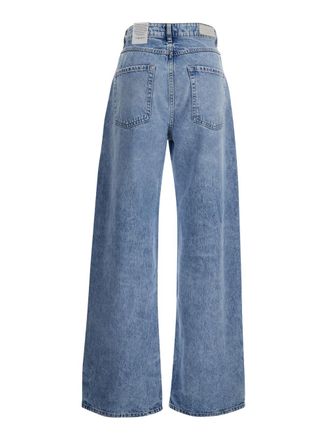 Icon Denim Los Angeles Womens Jeans Woman Blue Organic Cotton