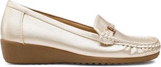 Clara Barson Mokassins WSS20694-01 Goldfarben