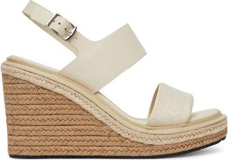 Calvin Klein Espadrilles Wedge Sandal 70 - Jacq HW0HW02386 Weiß