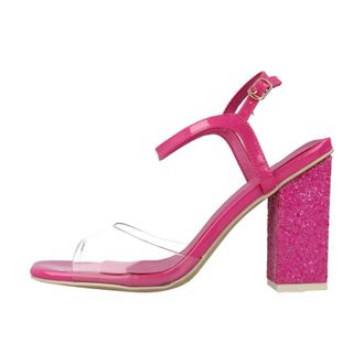 Menbur Femme, Chaussures, Rose, Taille: 37 EU Sandalia Vinilo Tac&oacute;n Geomet