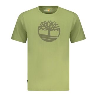 Timberland Homme, Tops, Vert, Taille: 2XL Kennebec River Tree Logo Short-Sleeve T-Shirt