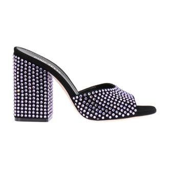 PARIS TEXAS Riemchen-Sandalen mit Strass - - Shoes - Damen - Lila - 40 EU