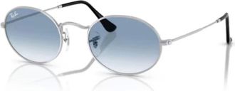 Ray-Ban unisex, Accessoires, Gris, Taille: 51 MM Lunettes de soleil ovales