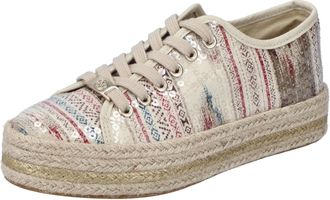 Rieker Damen Sneaker 94010-60 beige Gr. 40