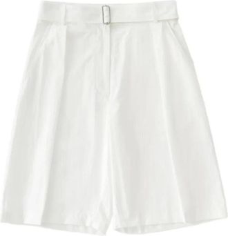 STUDIO NICHOLSON Creon Short - Femme - Shorts - Blanc - Taille: 34 FR
