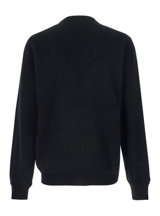 Dolce & Gabbana Mens Crew Neck Sweater Black Wool Virgin Tops Top