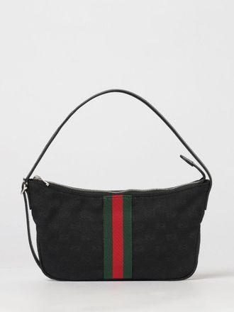Gucci Mini sac d&eacute;paule Lunetta en tissu jacquard GG &agrave; rayures