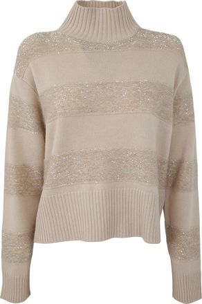 Brunello Cucinelli Rollkragenpullover - Braun