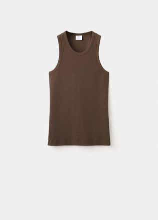 Mango D&eacute;bardeur slim-fit en coton marron - Homme - XL - MANGO MAN